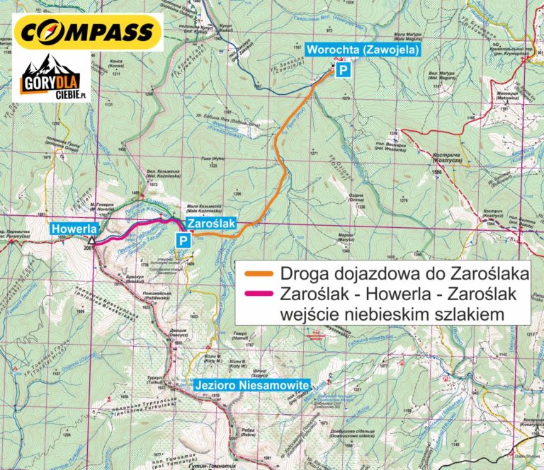 Howerla - najwyższy punkt Beskidów i najwyższy szczyt całej Ukrainy