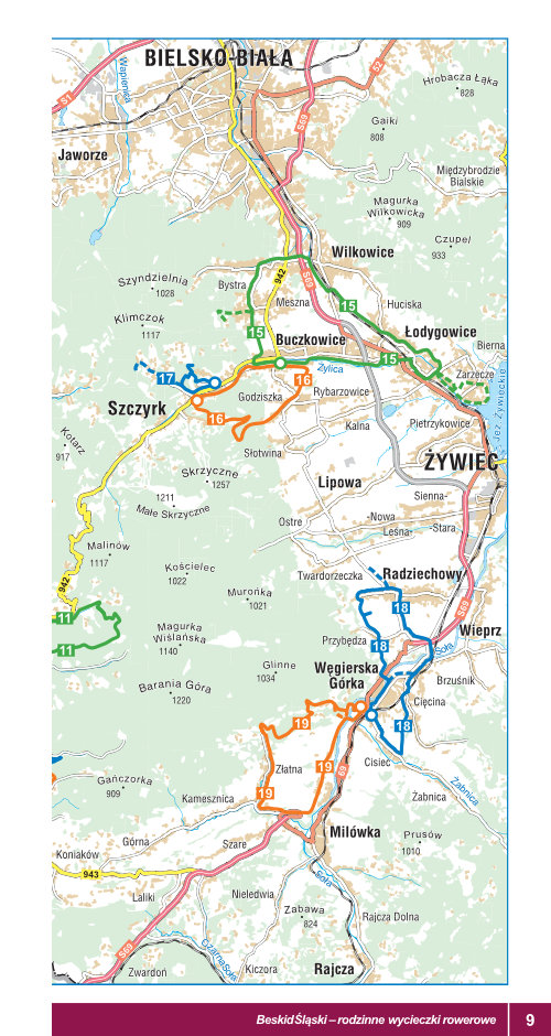 Beskid Śląski - rodzinne wycieczki rowerowe - przewodnik cyfrowy