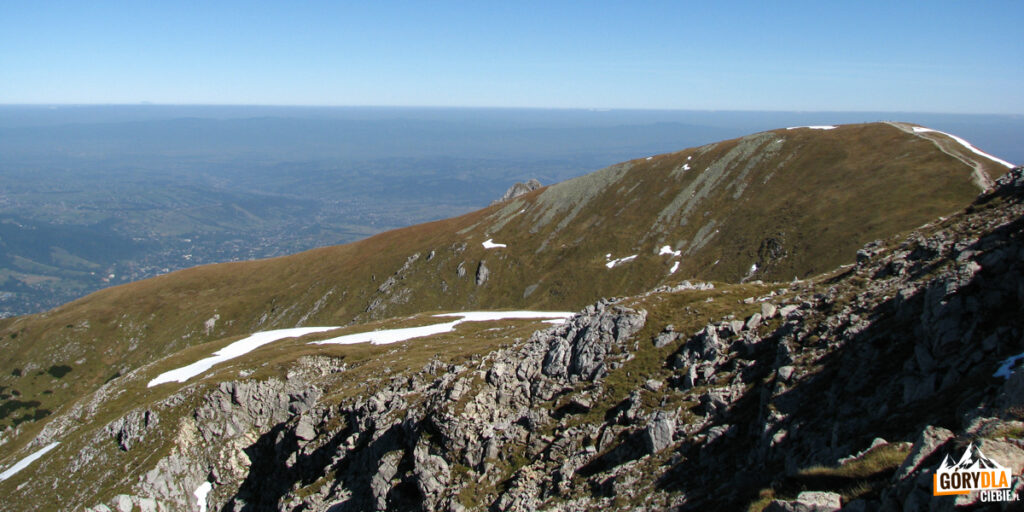 Czerwone Wierchy z Kasprowego Wierchu - mapa i opis trasy