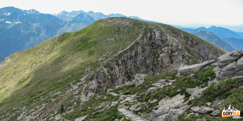 Czerwone Wierchy z Kasprowego Wierchu - mapa i opis trasy