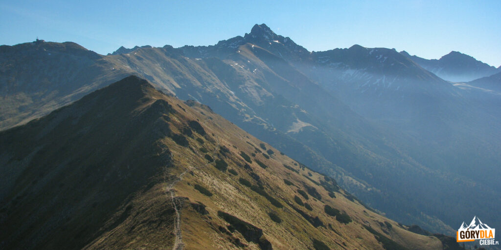 Czerwone Wierchy z Kasprowego Wierchu - mapa i opis trasy