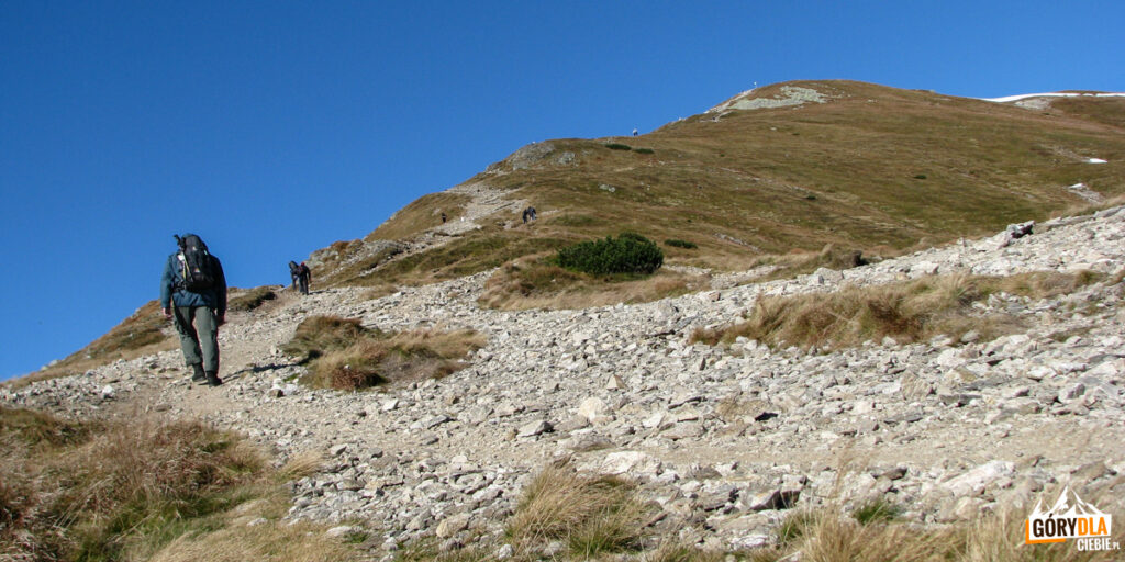 Czerwone Wierchy z Kasprowego Wierchu - mapa i opis trasy